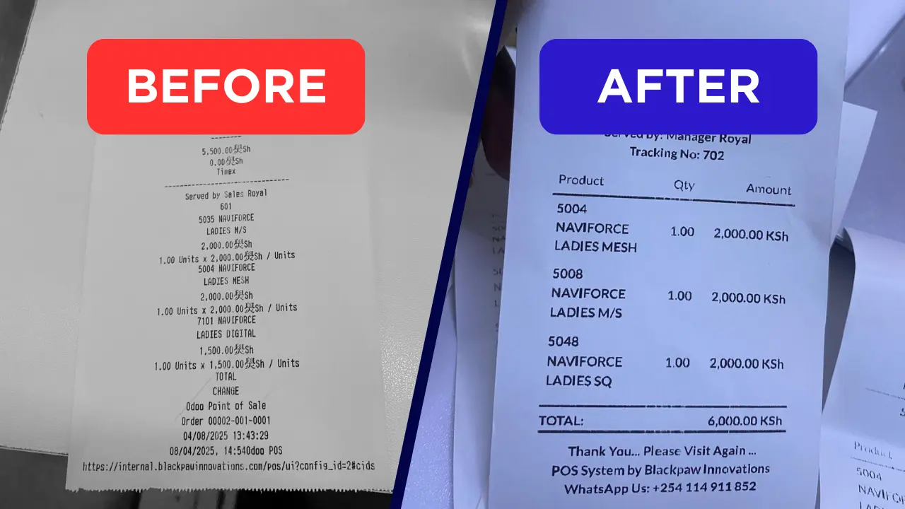 How to Fix Thermal Receipt Printer Issues in Odoo POS
